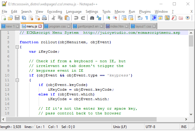 TTCS OSSWIN online | Desktop Applications